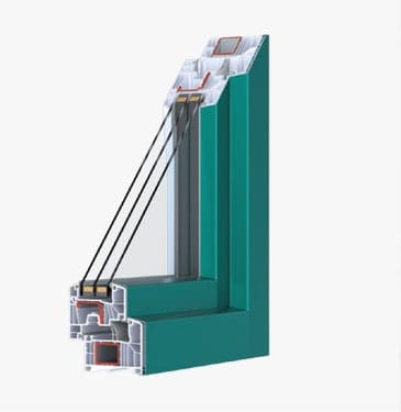 PVC Thermal Insulating Windows with 7 Chambers | 7Stars